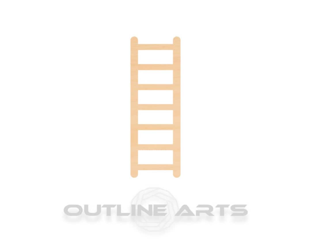 Unfinished Wooden Ladder Craft Shape - Etsy