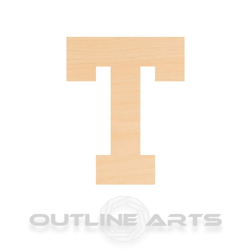 Wooden Letter T - Etsy