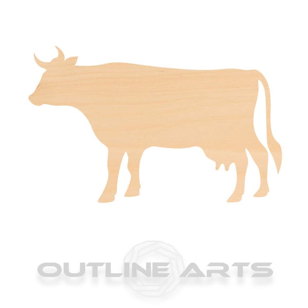 Wooden Cow - Etsy