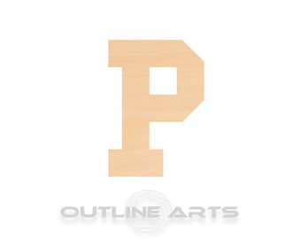 Wooden Letter P - Etsy
