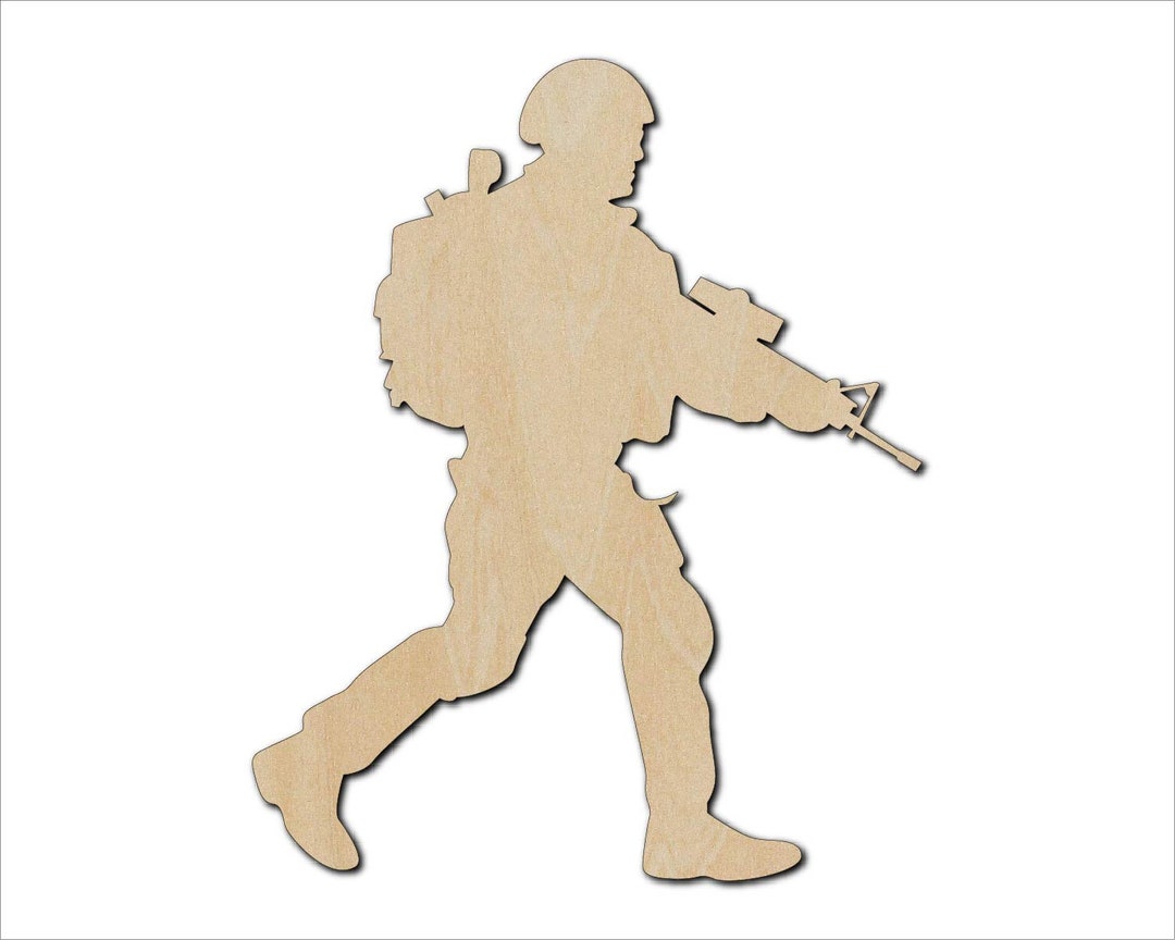 Wood Soldier Cutout, Birch Unfinished (craft and DIY Shapes) - Etsy