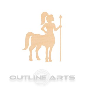 Unfinished Wooden Centaur Craft Shape - Etsy