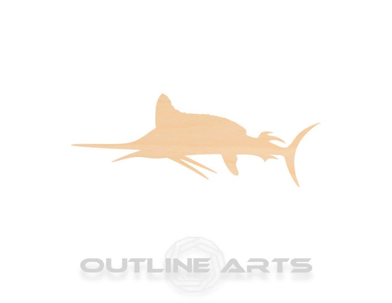 Blue Marlin Outline