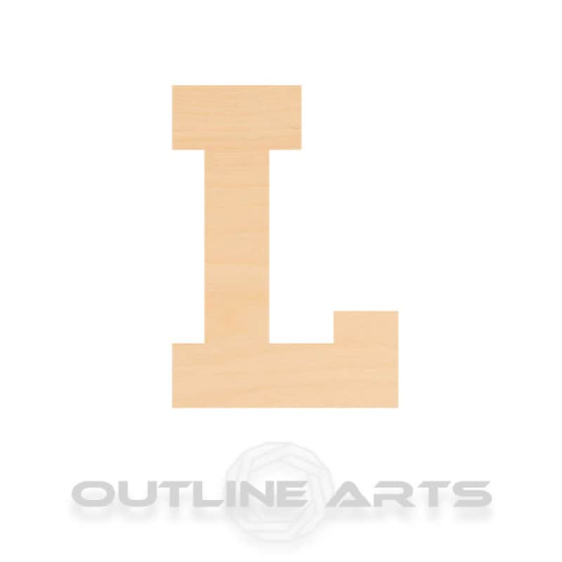 Wooden Letter L - Etsy
