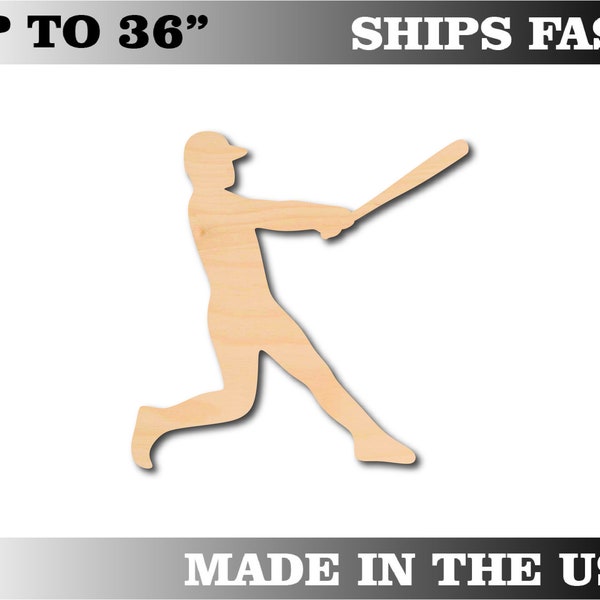 Baseball Player Cutout - Etsy