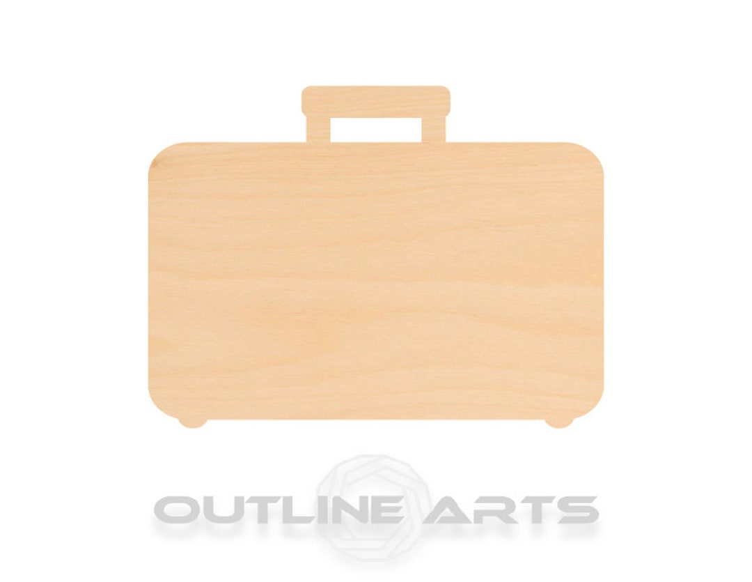 Birch Wooden Suitcase Cutout - Unfinished Craft Shape - Etsy