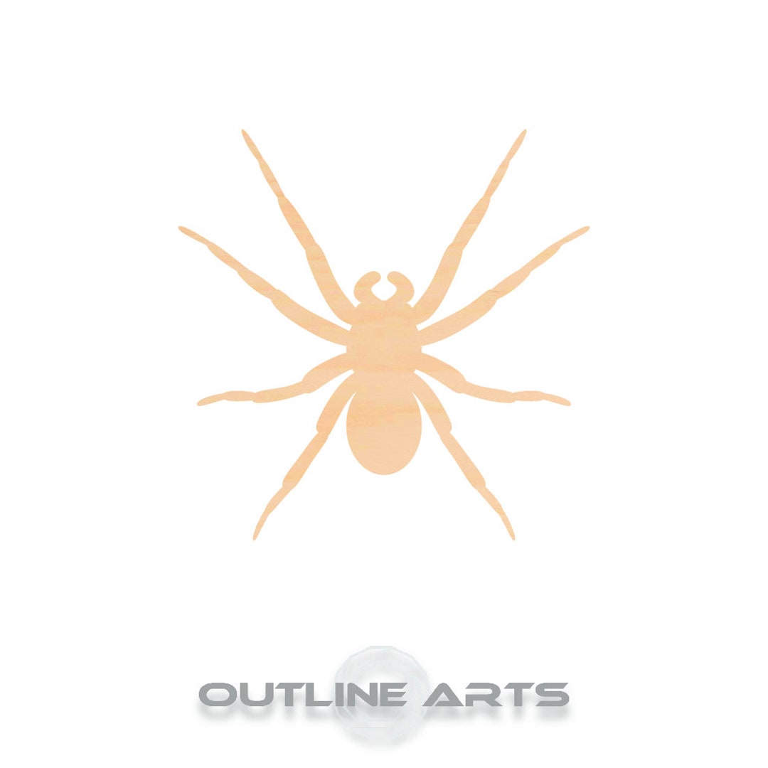 Unfinished Wooden Spider Craft Shape - Etsy