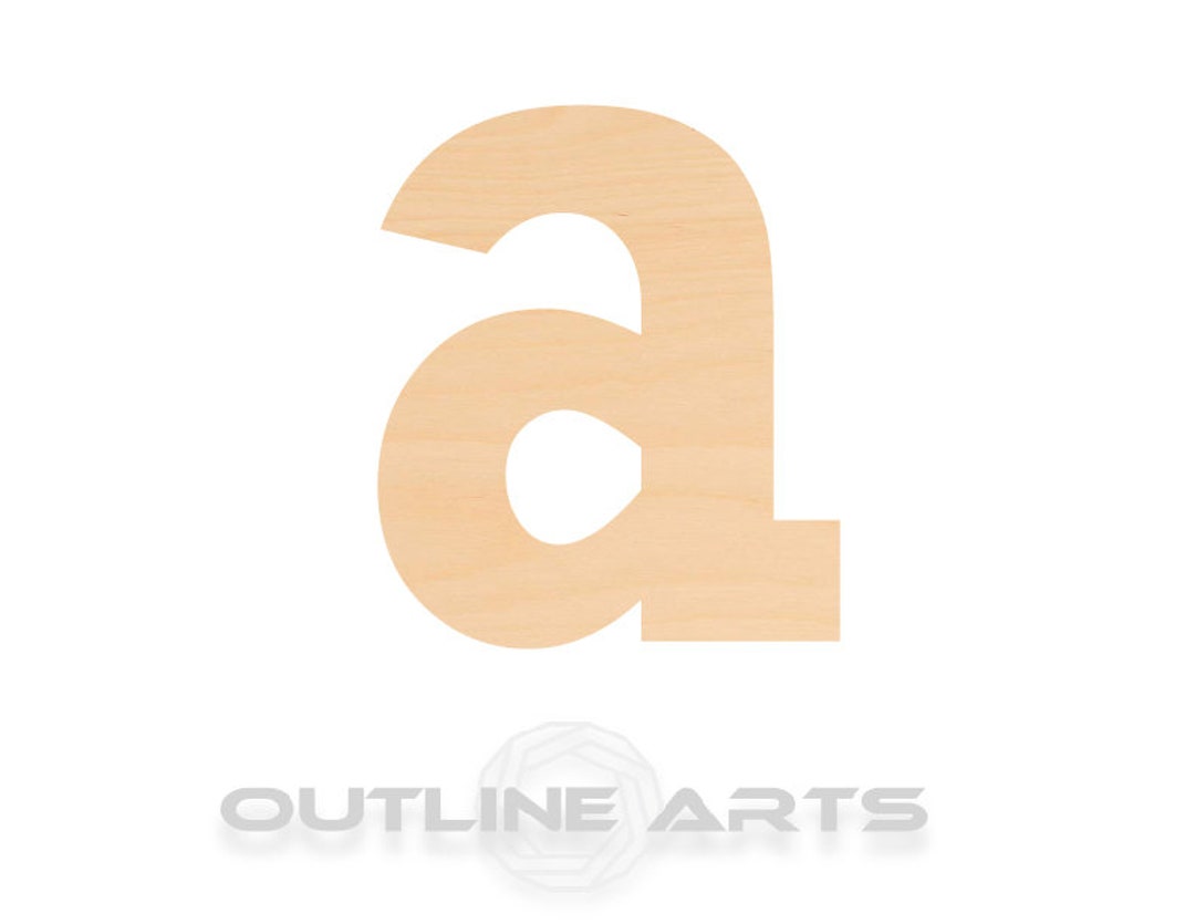 Wooden Letter A Cutout: Birch Wood Plain Shape - DIY Craft Supply - Etsy