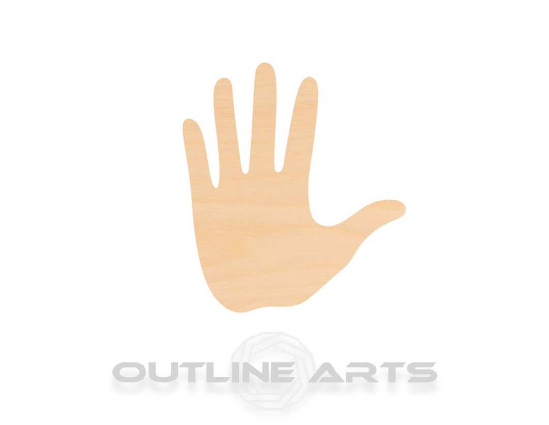 Unfinished Wooden Hand Craft Shape - Etsy