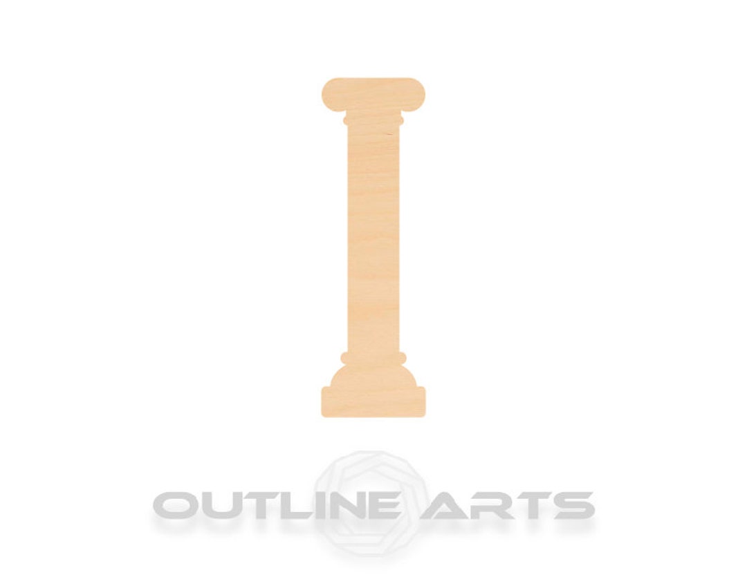 Unfinished Wooden Greek Column Craft Shape - Etsy