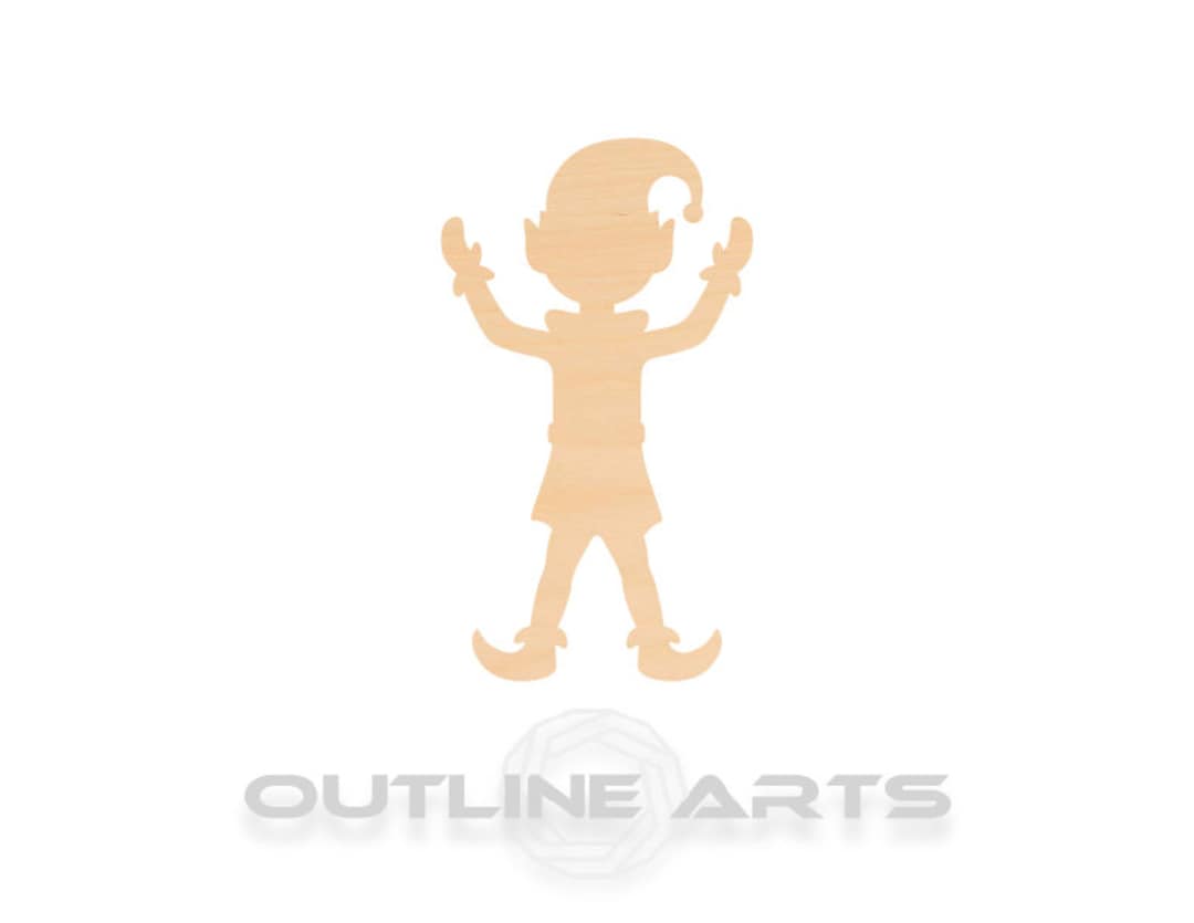 Unfinished Wooden Elf Craft Shape - Etsy