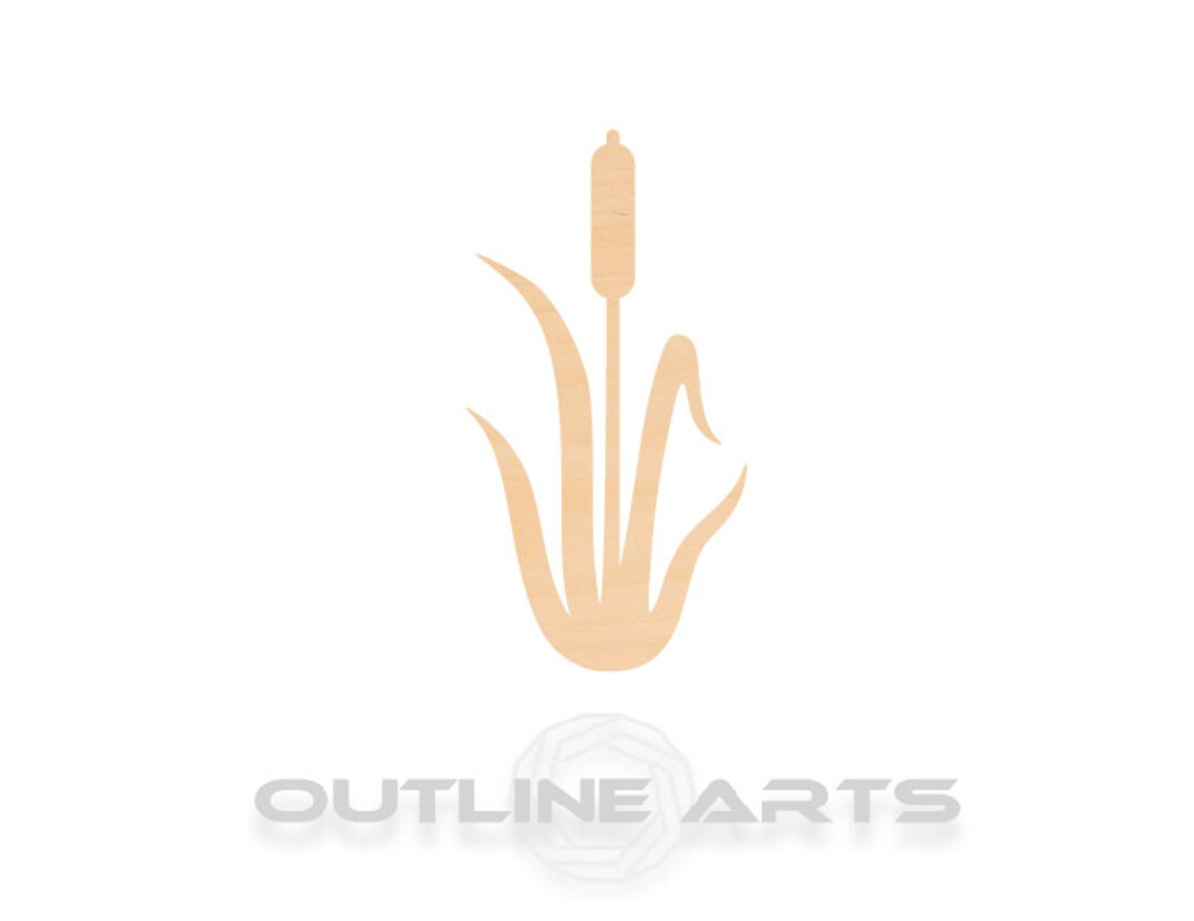 Unfinished Wooden Cattail Craft Shape - Etsy