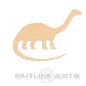 Unfinished Wooden Brontosaurus Craft Shape - Etsy