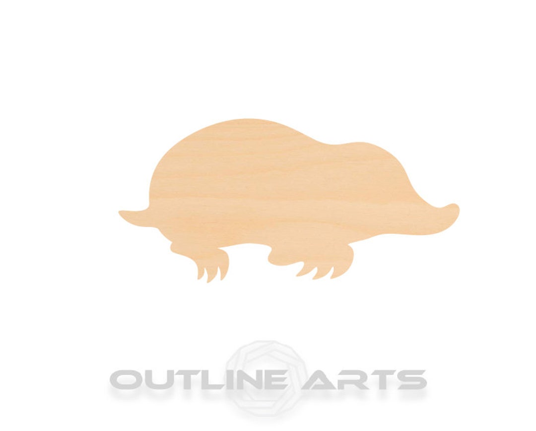 Mole Wood Cutout - Birch Shape for Painting or Staining - Etsy