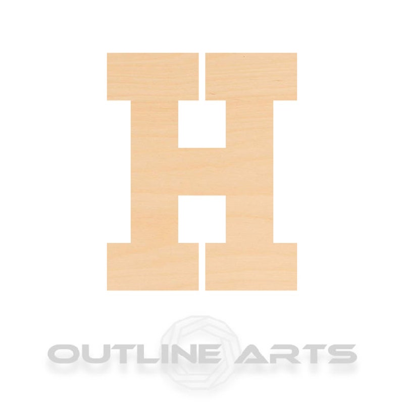 Wood Letter H - Etsy