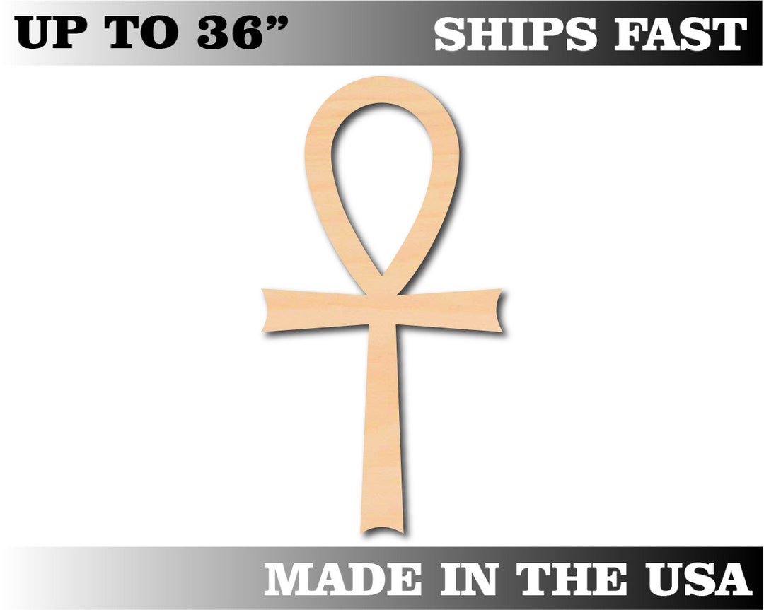 Unfinished Wooden Ankh Symbol Craft Shape - Etsy