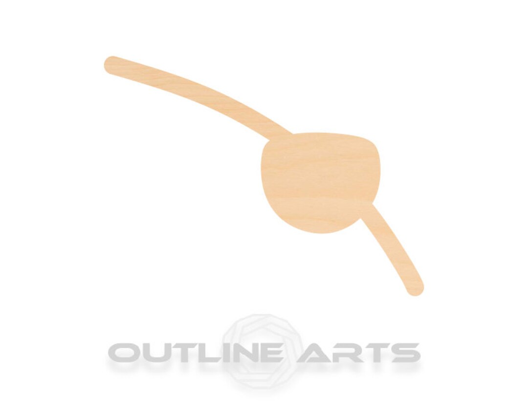 Unfinished Wooden Eye Patch Craft Shape - Etsy