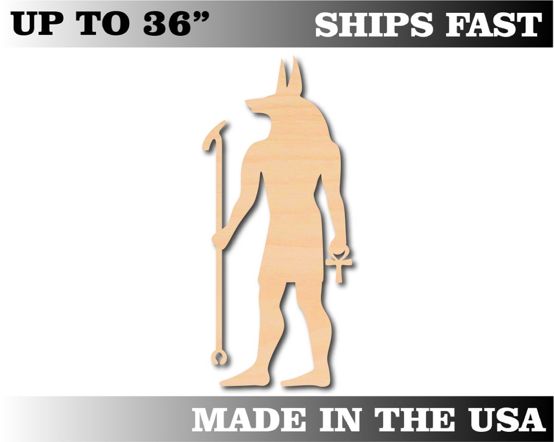 Unfinished Wooden Anubis Craft Shape - Etsy
