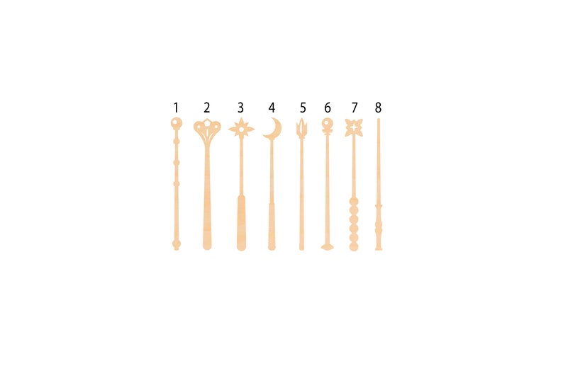 Unfinished Wooden Magic Wand Craft Shape - Etsy