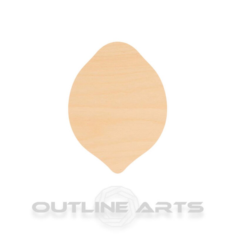 Lemon Wood Cutout - Etsy