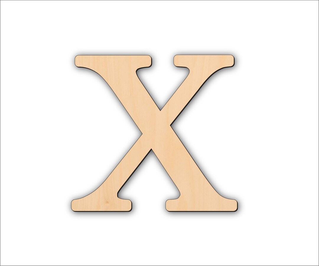 Unfinished Wooden Chi Shape Craft Supply Greek Letters SHIPS ...