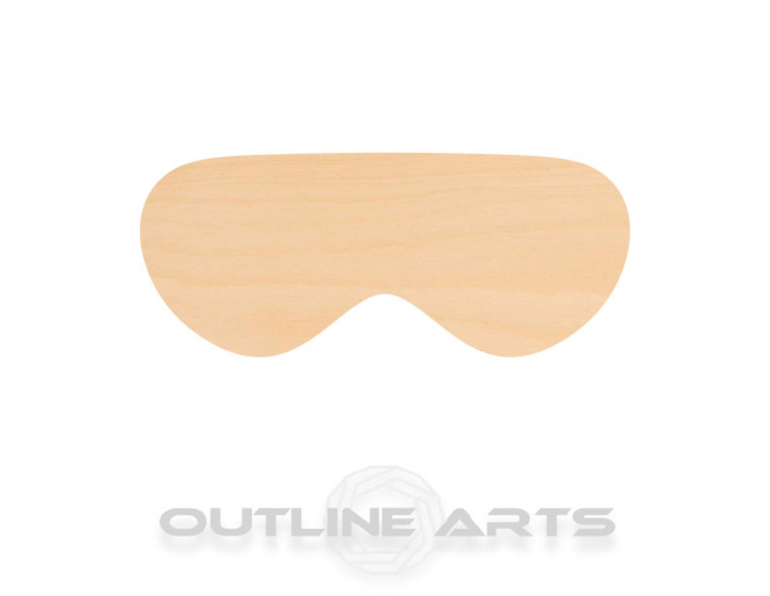 Unfinished Wooden Eye Mask Craft Shape - Etsy