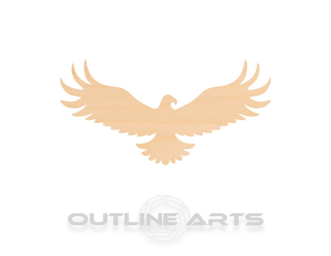 Wooden Eagle Cutout - Birch, Unfinished Craft Shape - Etsy