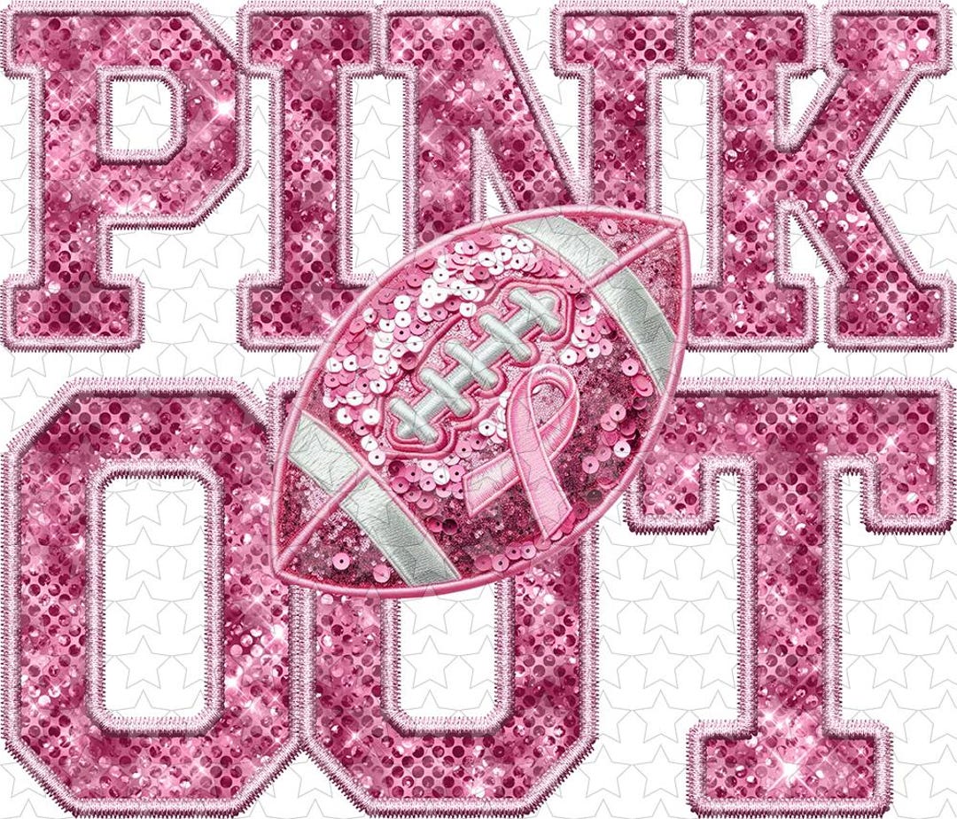 1195043 Pink Out - Football - Etsy