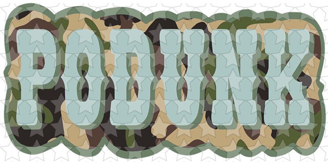 DTF TRANSFER 1122139 Podunk - Etsy