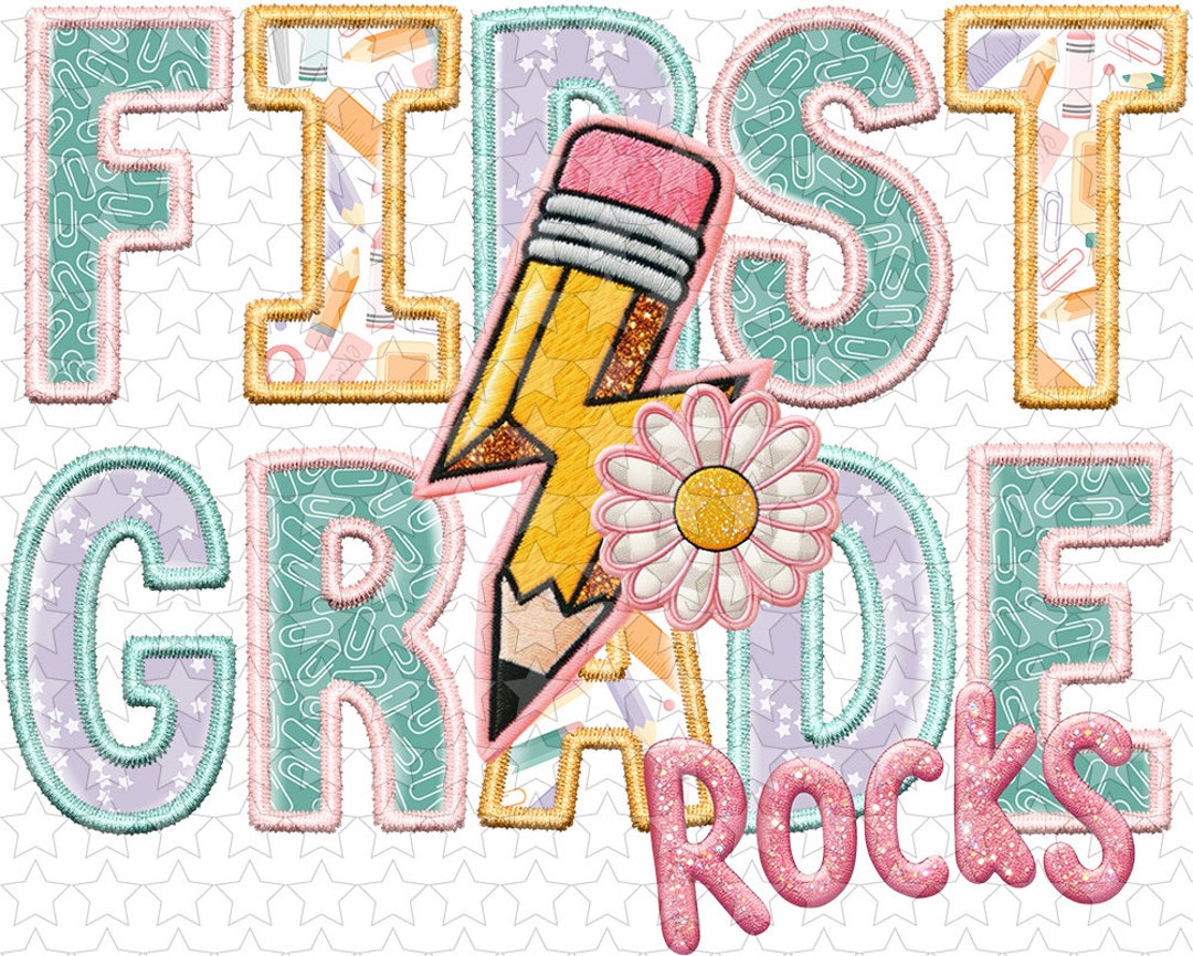 1193836 First Grade Rocks - Etsy