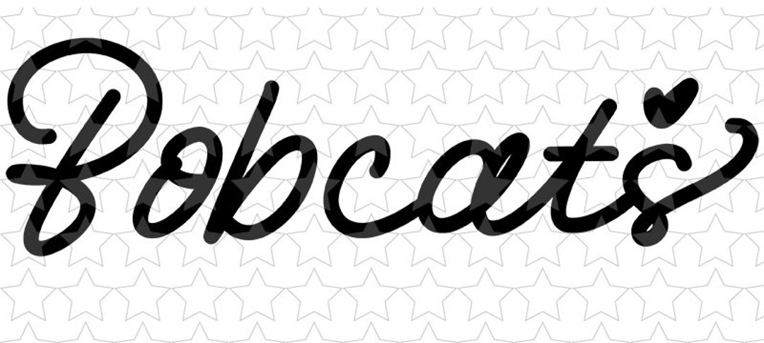 DTF TRANSFER 1133892 Bobcats Script - Etsy