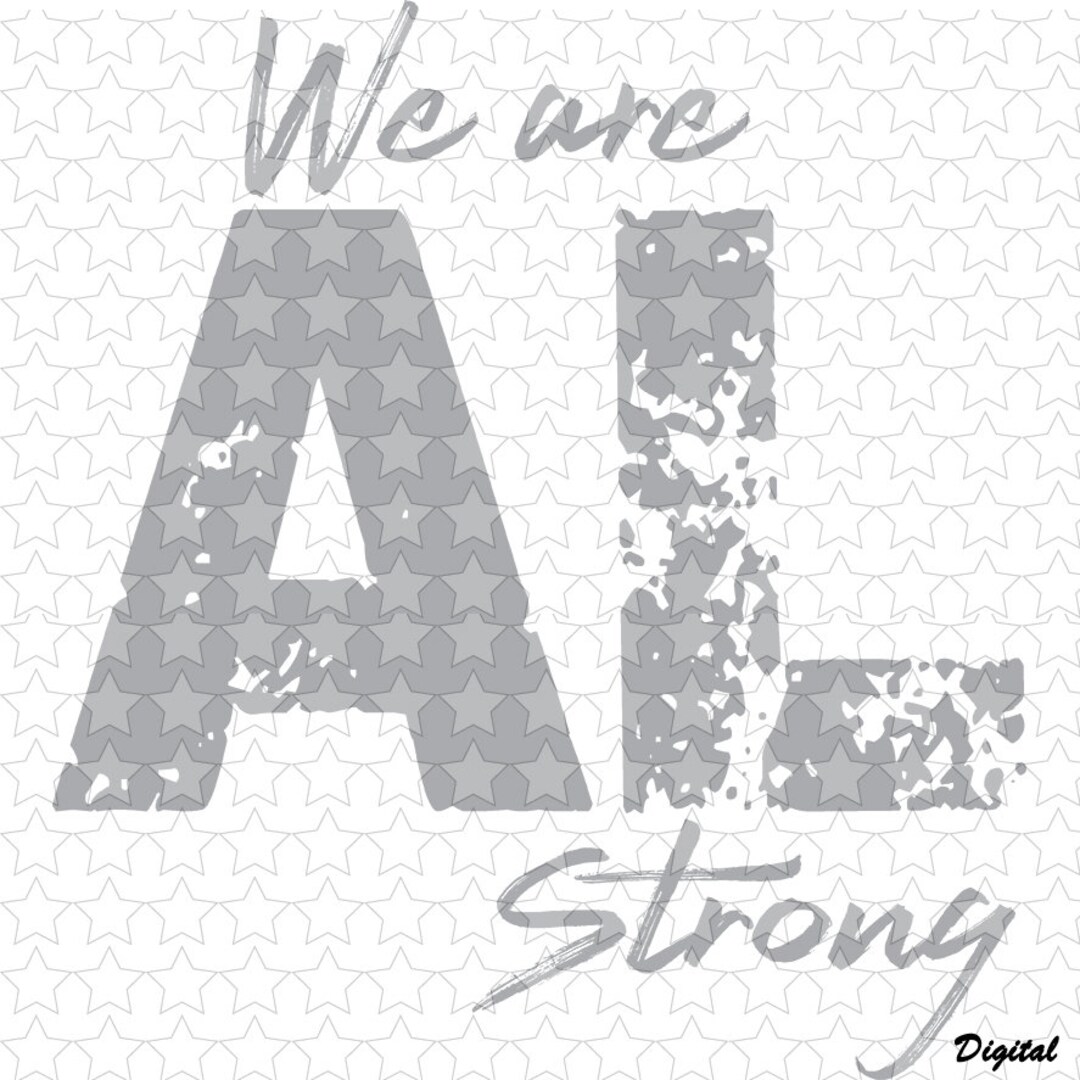 We Are Alabama Strong Digital Design PNG - Etsy