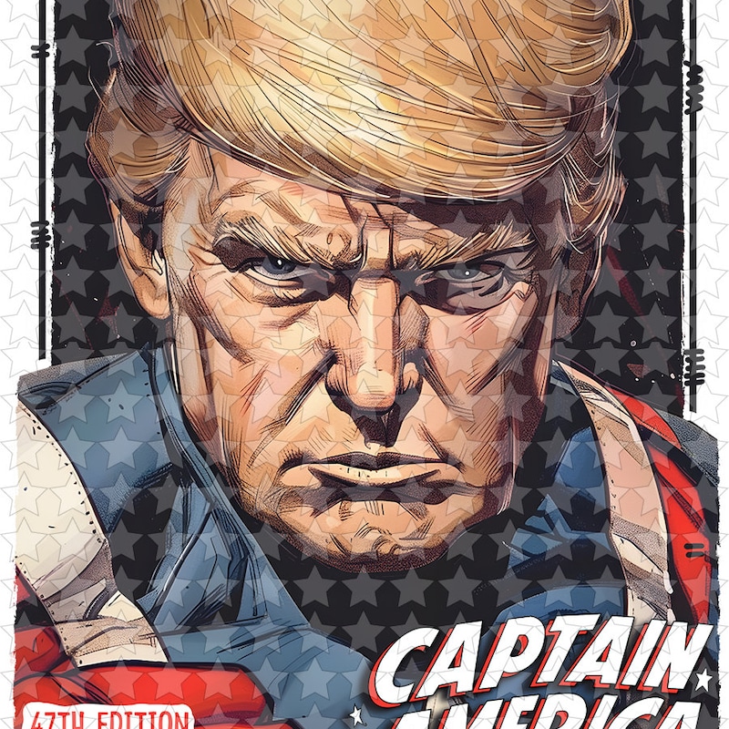 Trump Captain American - Etsy