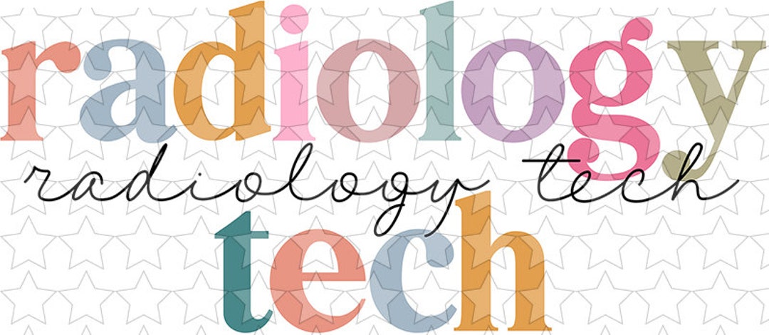 DTF TRANSFER 1128377 Radiology Tech - Etsy