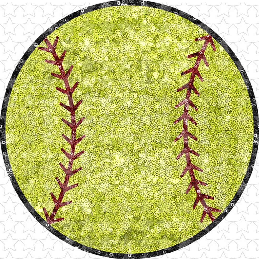 1135738 Softball Sequin Faux Faux - Etsy