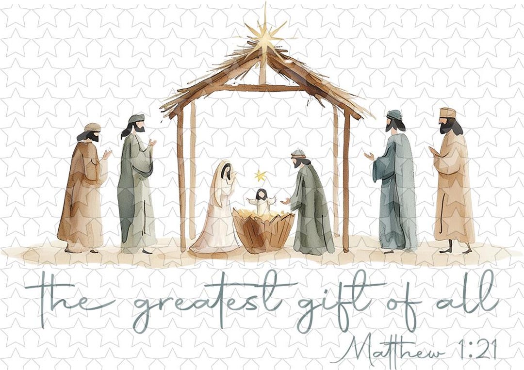 1196473 the Greatest Gift of All, Christmas - Etsy