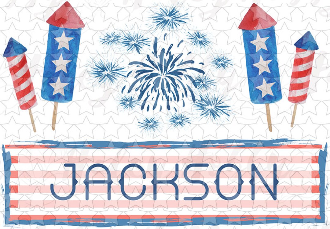 1138832 Personalized 4th of July Firecrackers - Etsy