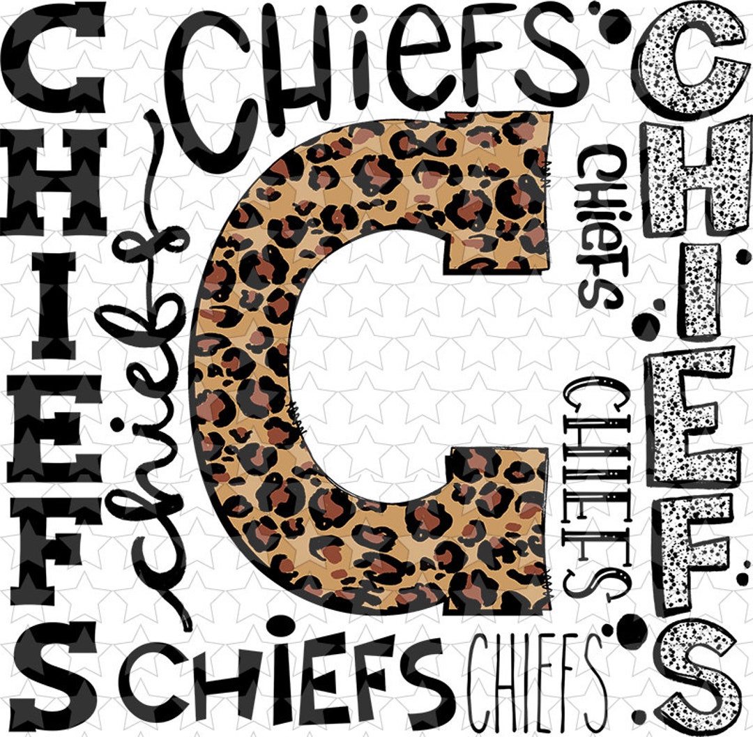 DTF TRANSFER 1122670 Chiefs Word Collage - Etsy