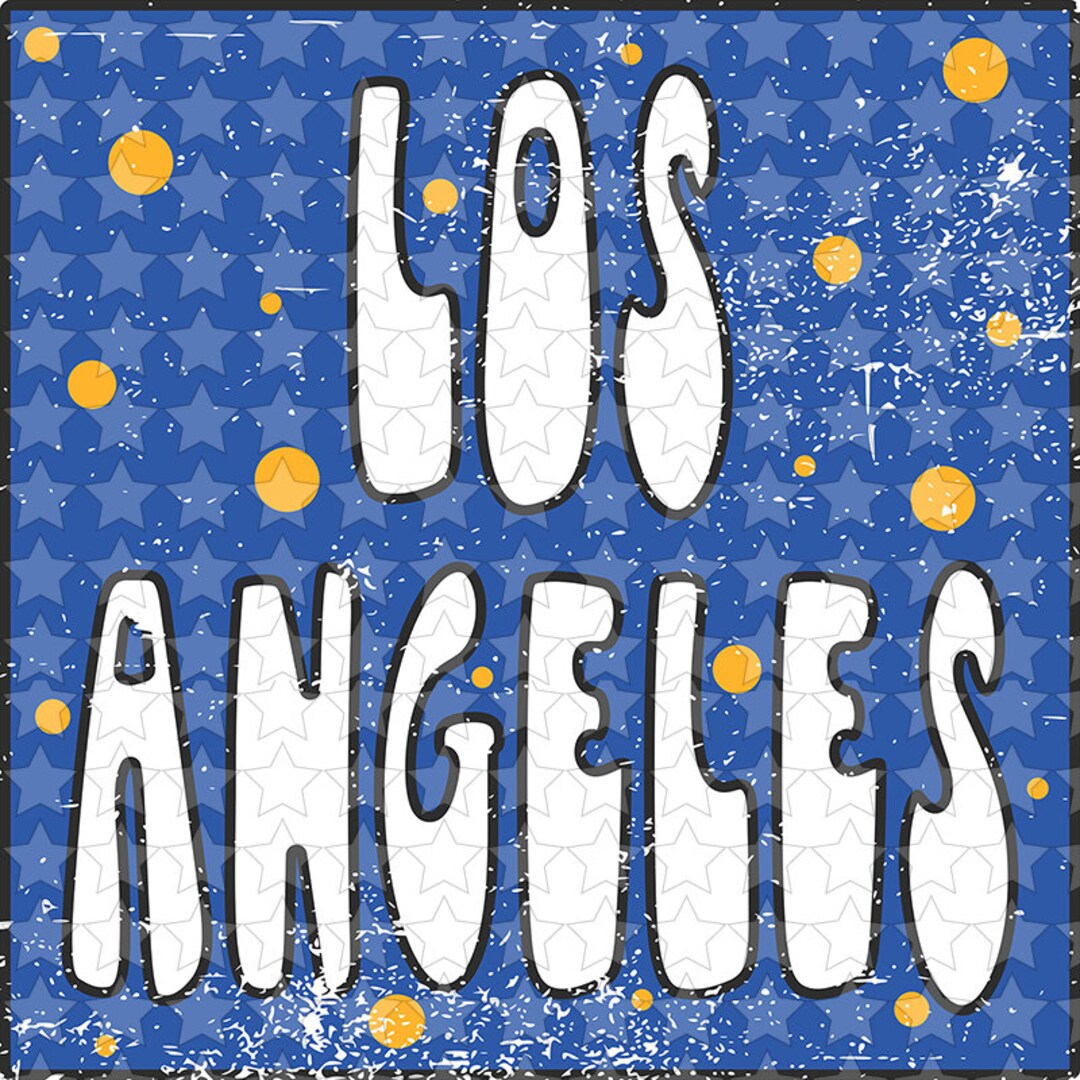 DTF TRANSFER 1126136 Los Angeles - Etsy
