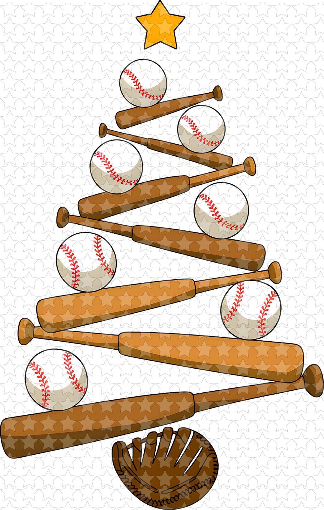 1196154 Baseball Christmas Tree - Etsy