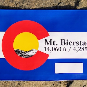Mt. Bierstadt - Peak Flag - Etsy