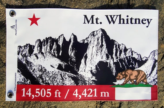 Mount Whitney Peak Flag - Etsy