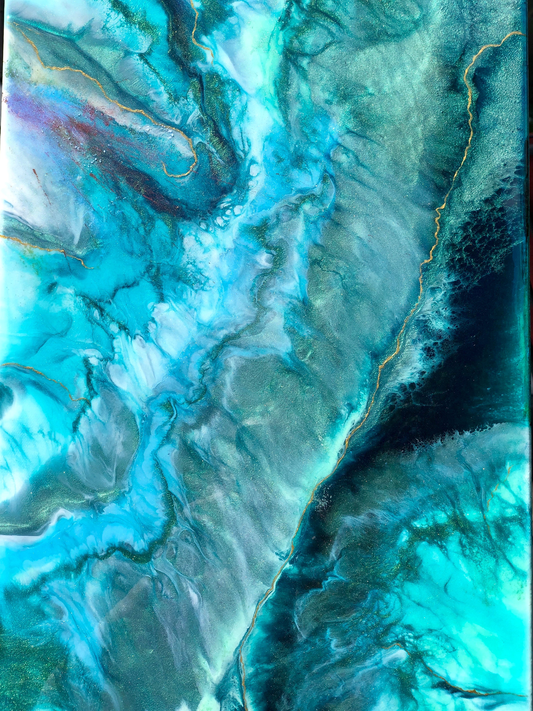 SOLD! Palawan Paradise- Resin Art, Resin Painting, Wall Art, Large Wall ...