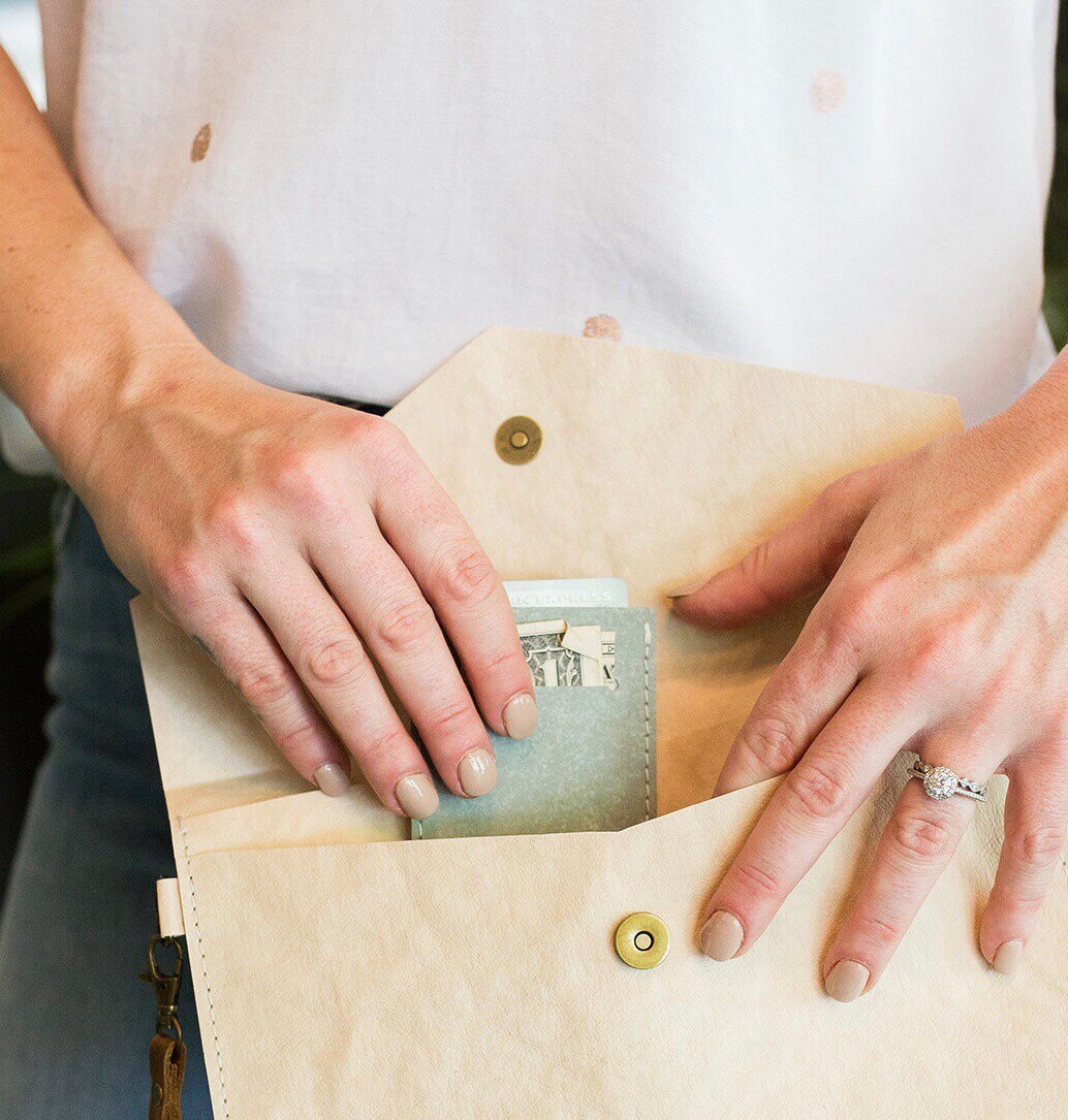 The Minimalist Wallet slim wallet card holder washable | Etsy