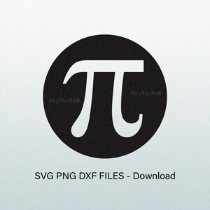 Pi Symbol File, Math Logo, SVG, PNG, DXF, Silhouette, Piday - Etsy