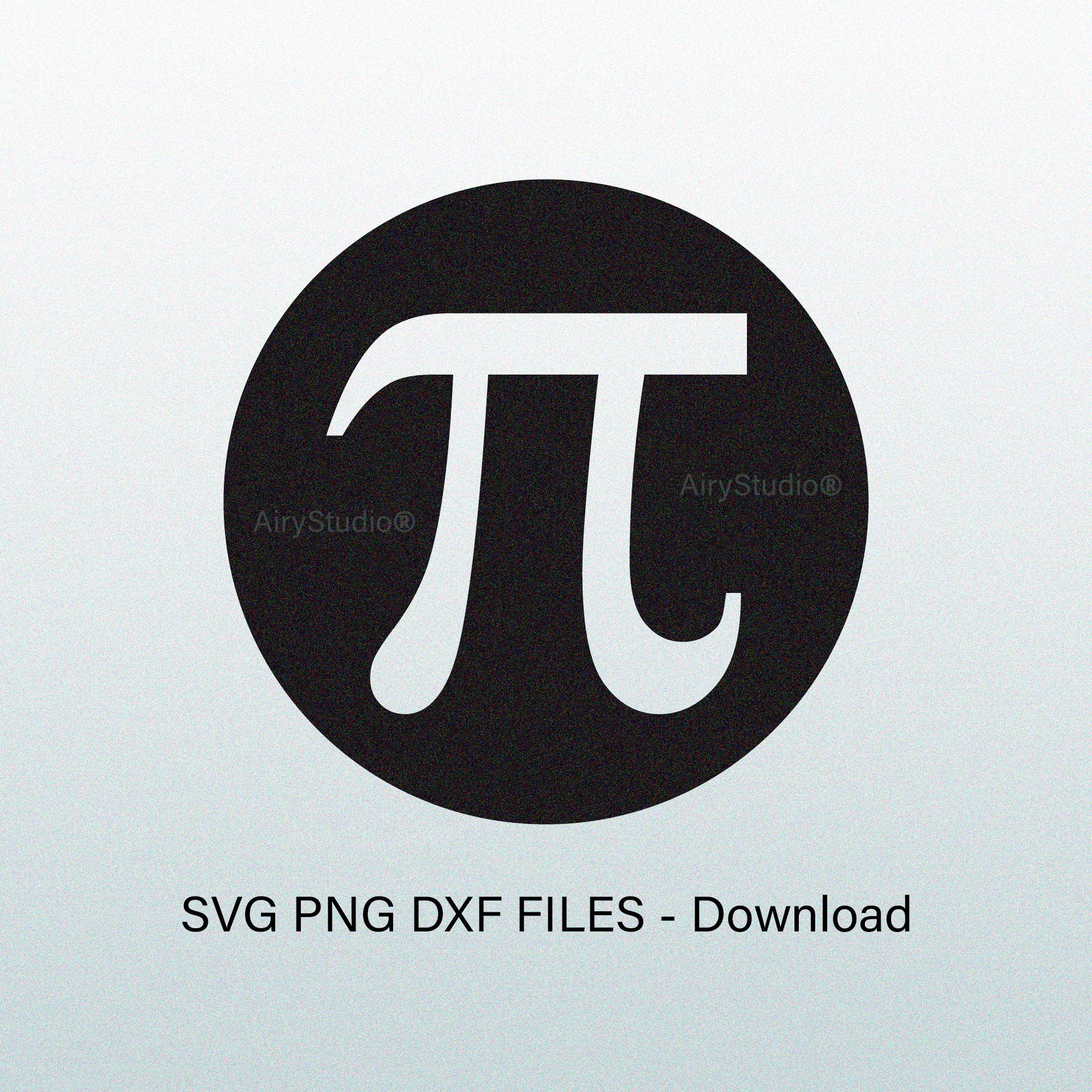 Pi Symbol File, Math Logo, SVG, PNG, DXF, Silhouette, Piday - Etsy