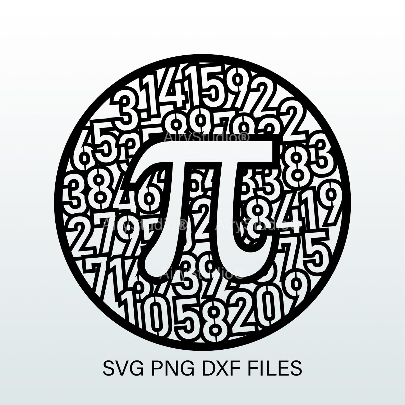 Pi Symbol File, Math Logo, SVG, PNG, DXF, Silhouette, Piday - Etsy