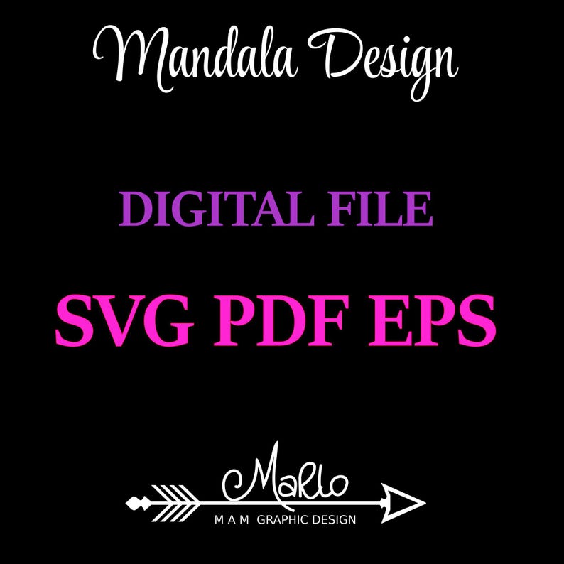 Mandala Dot Art Laser Engraving Template: 5" SVG PDF EPS (digital File ...