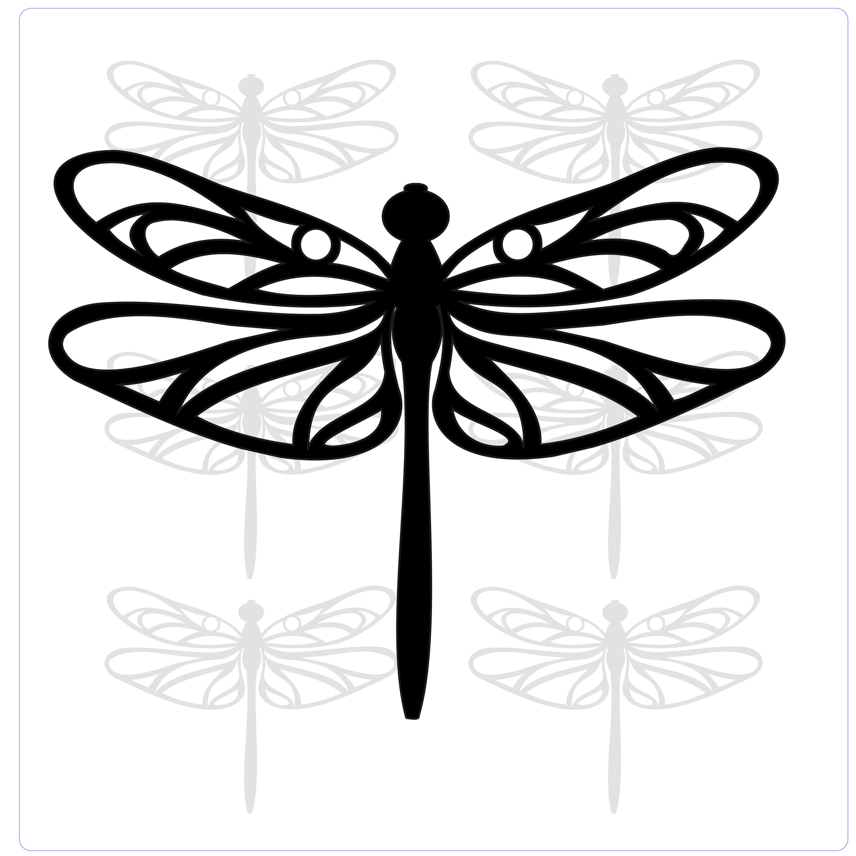 Dragonfly SVG Instant Download Digital Download - Etsy UK