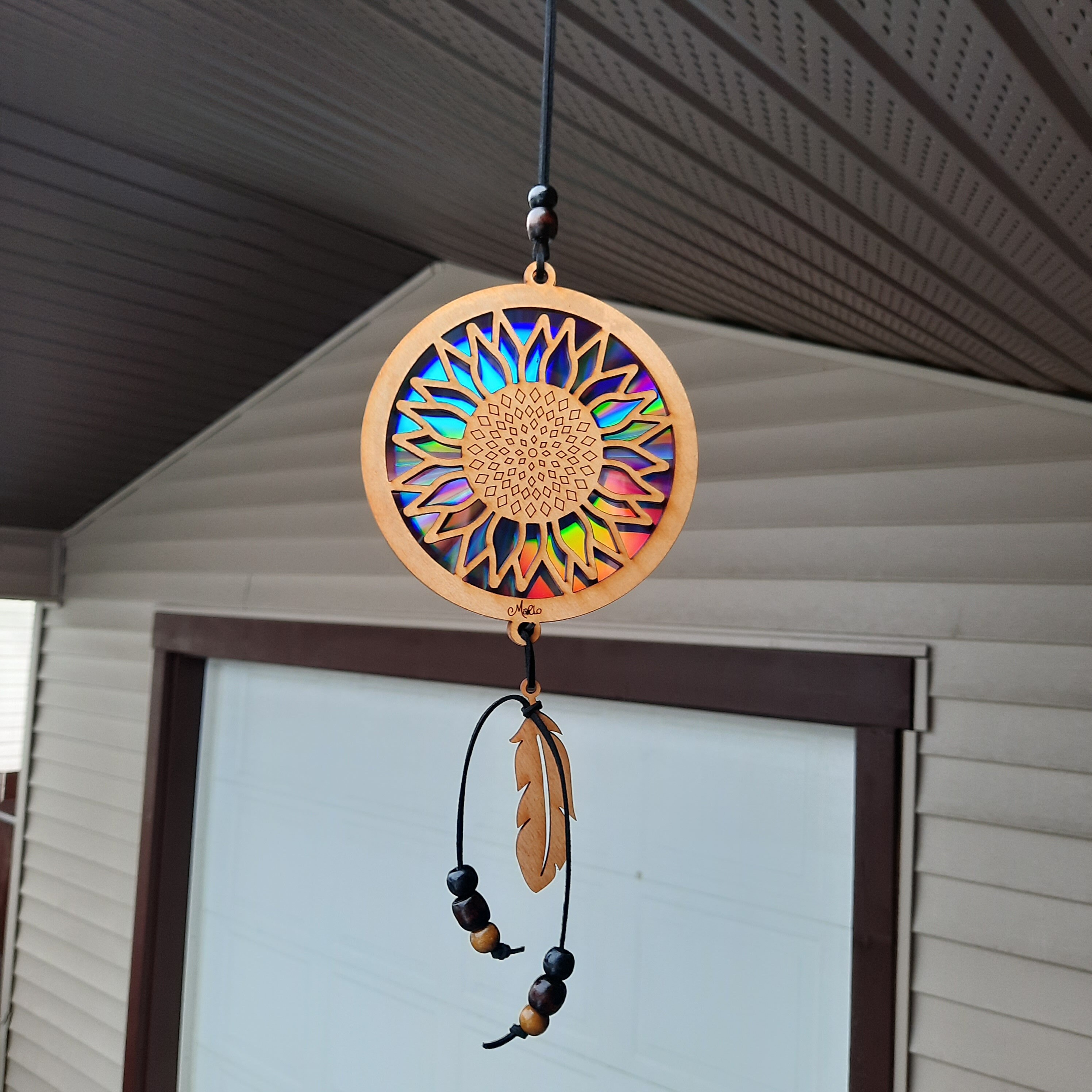 Sunflower Suncatcher Repurposing Dvds SVGDFX PDF Instant - Etsy Canada